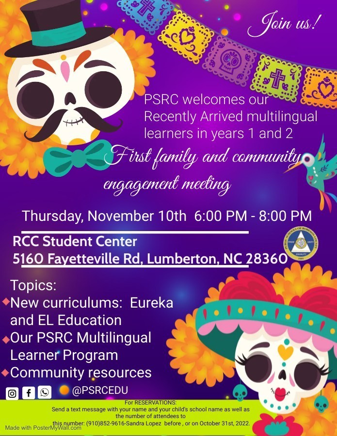 Multilingual learner program to host Nov. 10 meeting | Rowland Norment ...