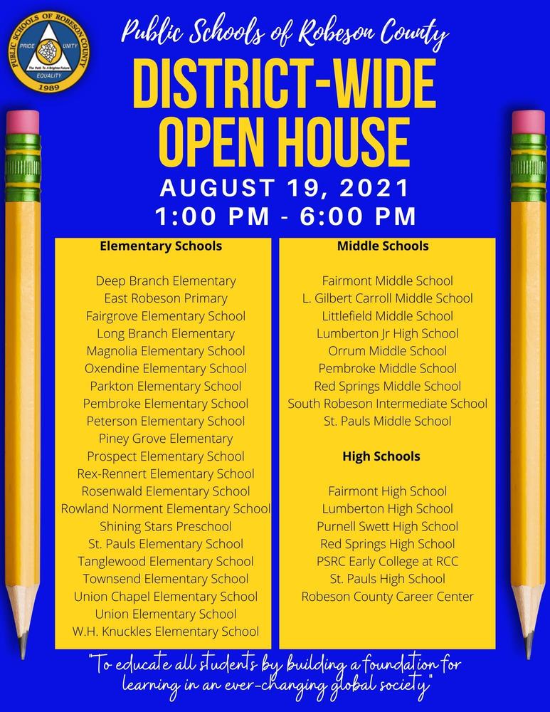 District-Wide Open House | St. Pauls Middle School