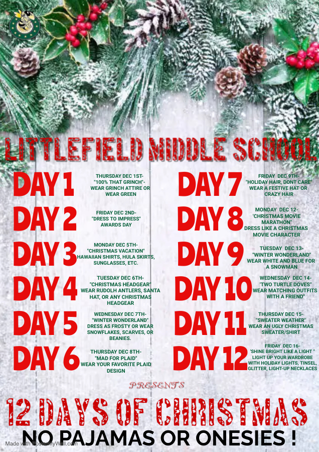 12 Days of Christmas | Littlefield Middle School