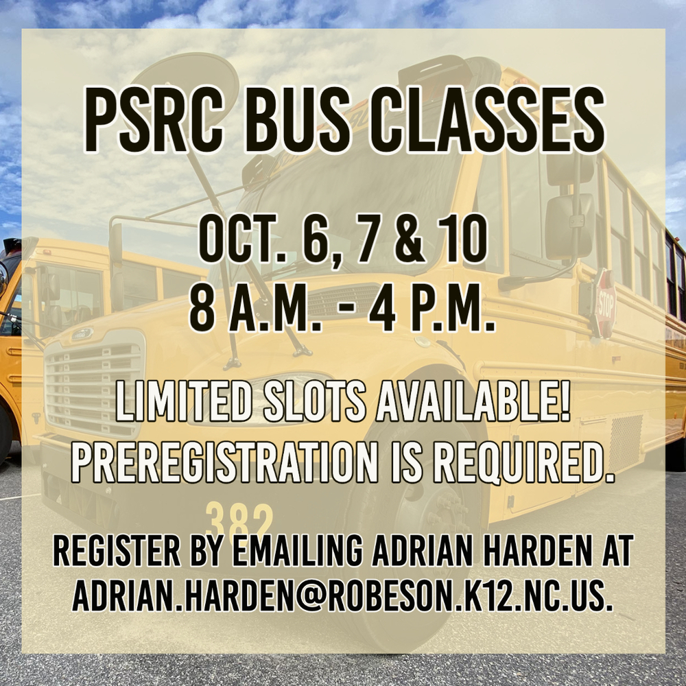 Bus classes to be offered in October | St. Pauls Middle School