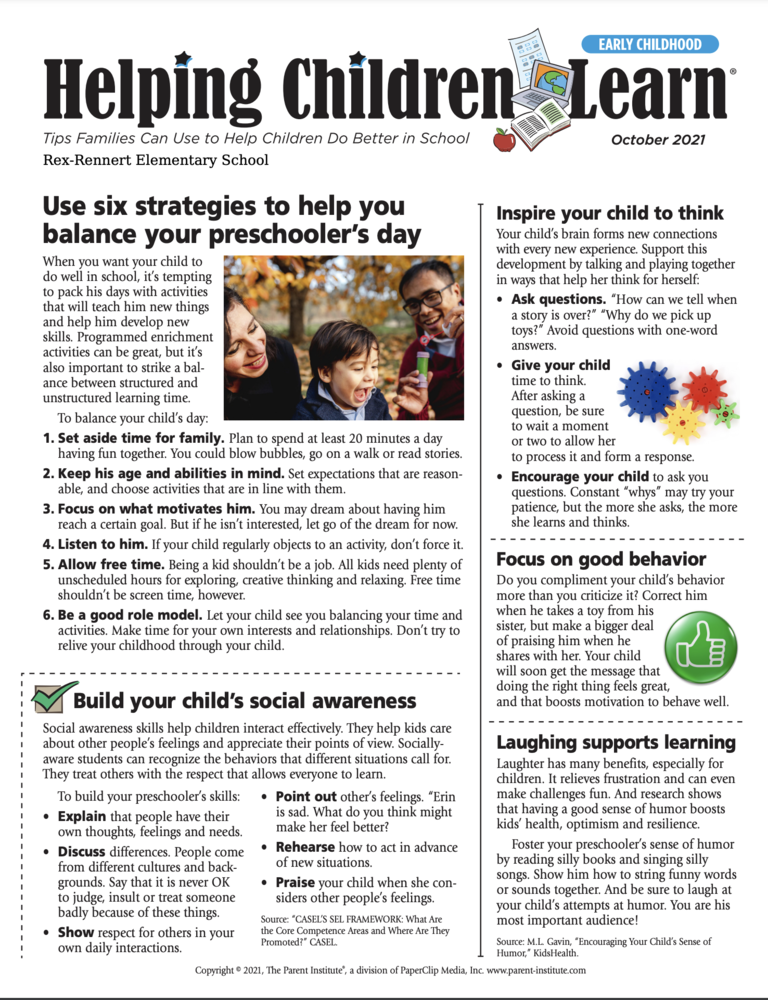 Helping Children Learn-English | Rex-Rennert Elementary School