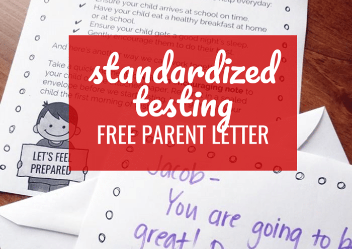 Testing Letter For Parents | South Robeson Middle School