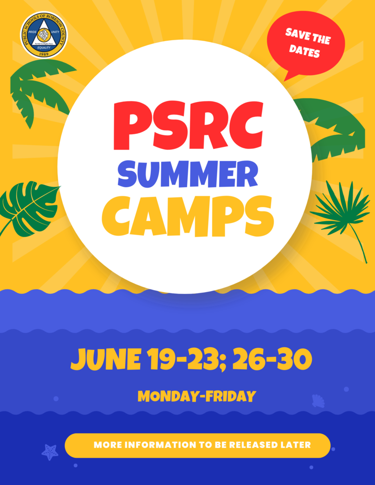 PSRC Summer Camps set for June | Union Chapel Elementary School