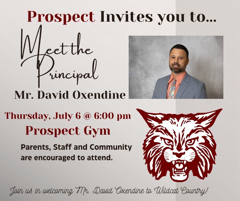 Meet the Principal: Meet & Greet | Prospect Elementary School