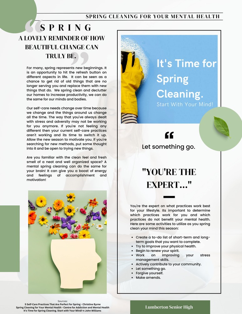 March Mental Health Minute: Spring Cleaning for Your Mental Health | St ...