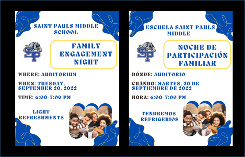 Family Engagement Night | St. Pauls Middle School