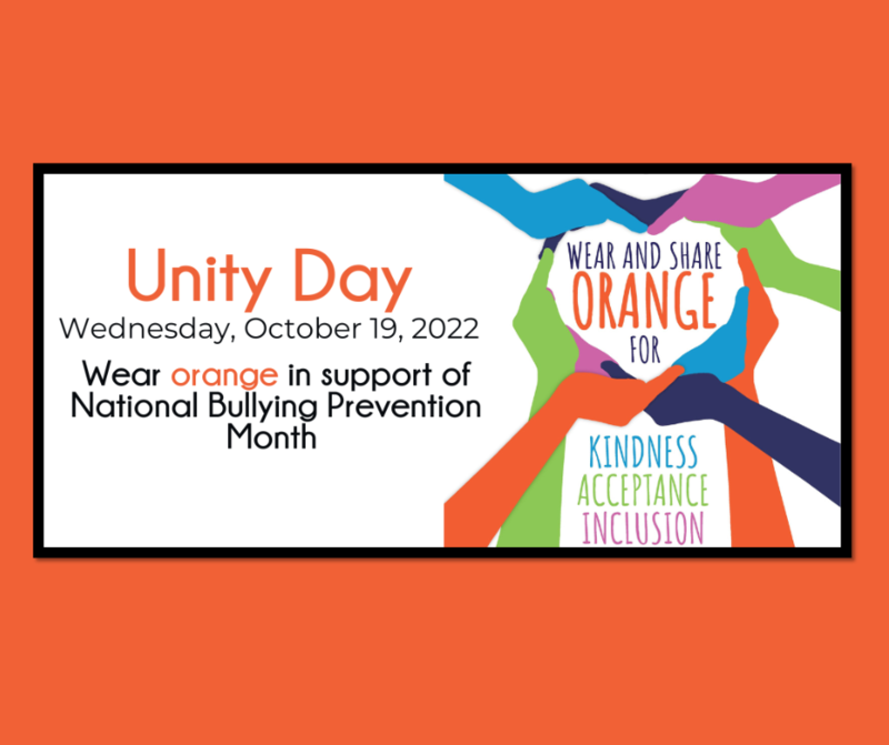 Wear ORANGE for UNITY | St. Pauls Middle School