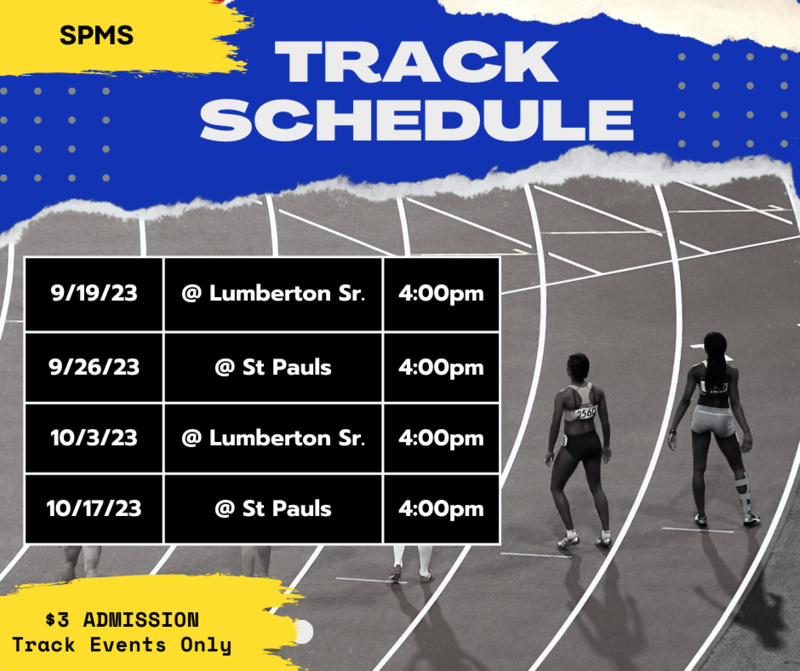 Football, Volleyball & Track Schedules | St. Pauls Middle School